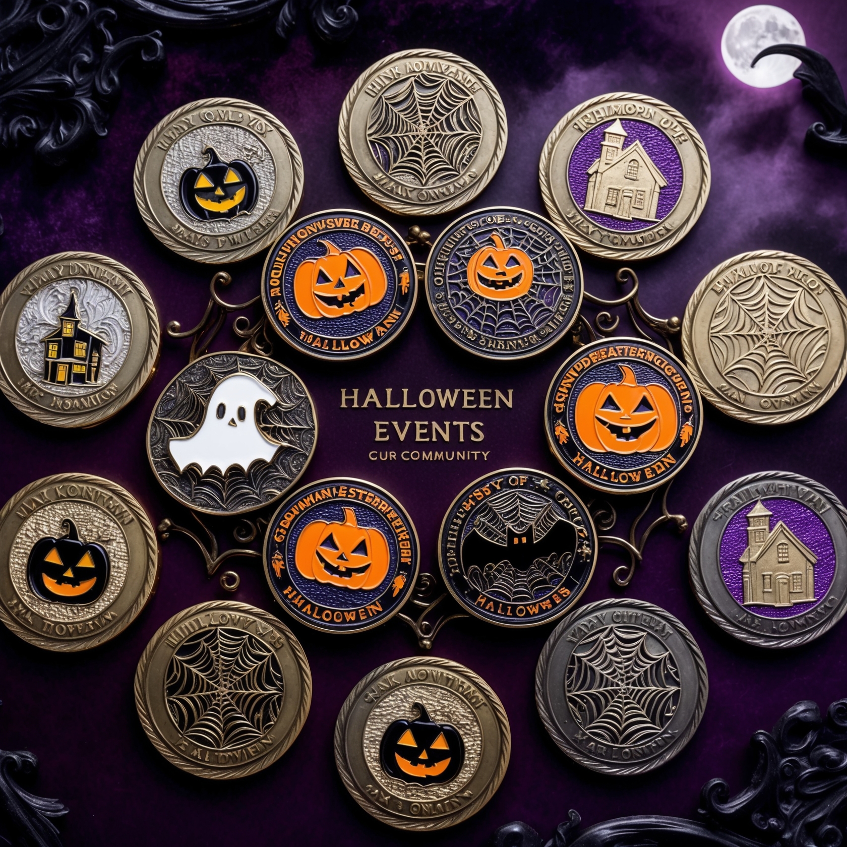 Celebrating Together: Custom Coins to Commemorate Community Halloween ...